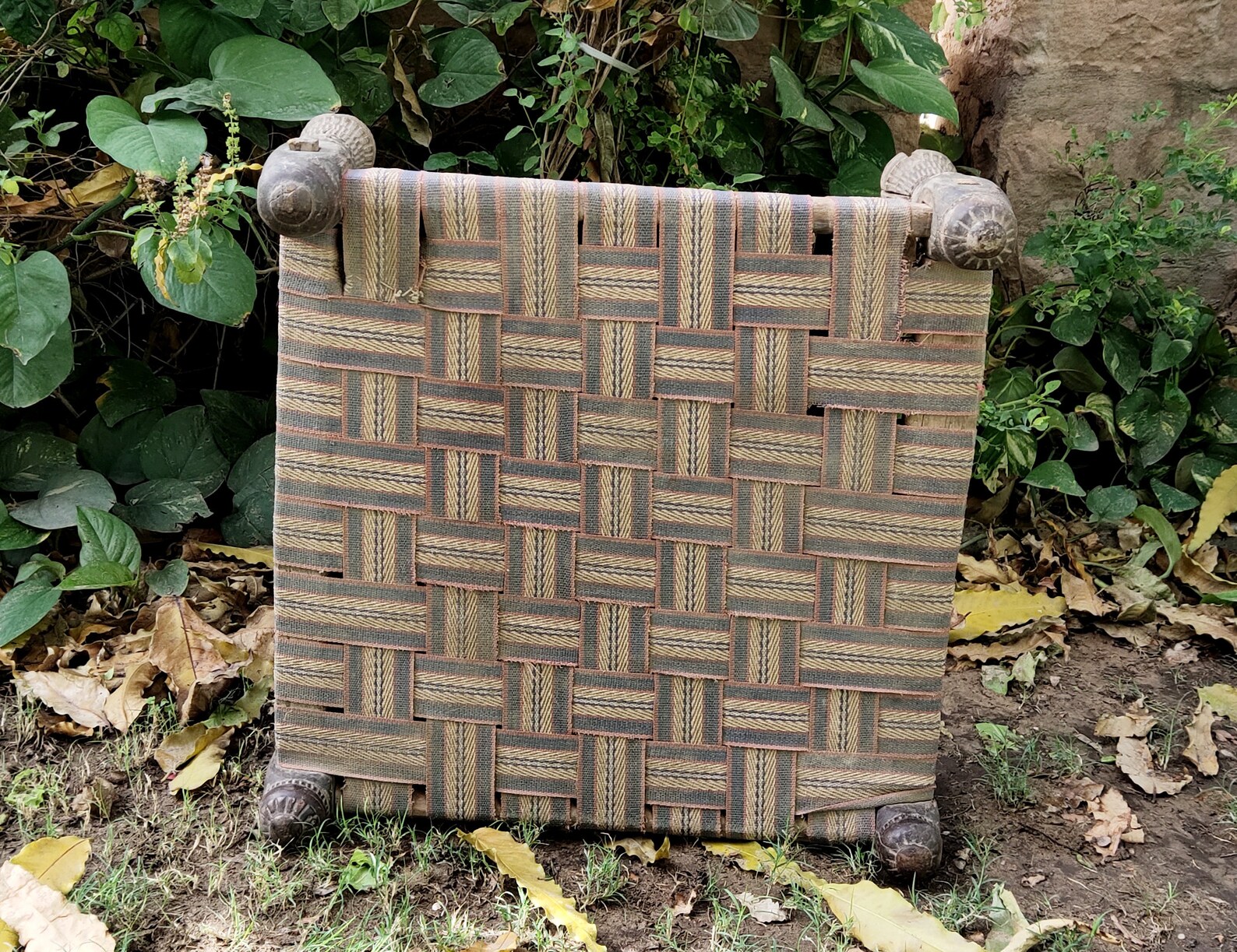 Indian Antique Vintage Wooden Charpai Khaat Khatiya Low Height - Etsy