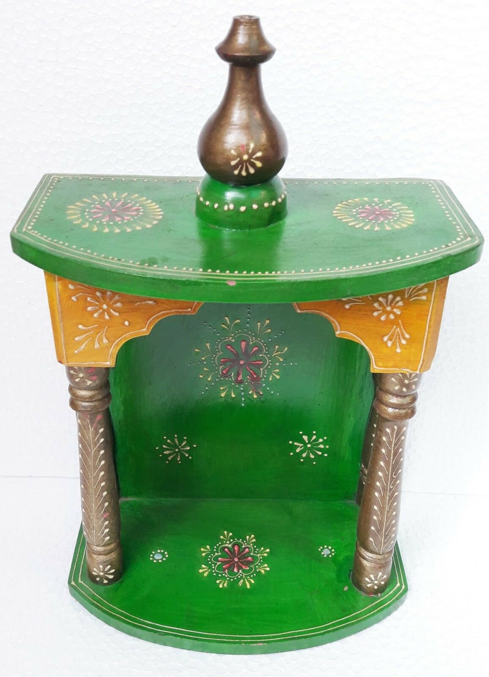 Small Wooden Temple Mandir Handcrafted Handmade Mandir Pooja | Etsy