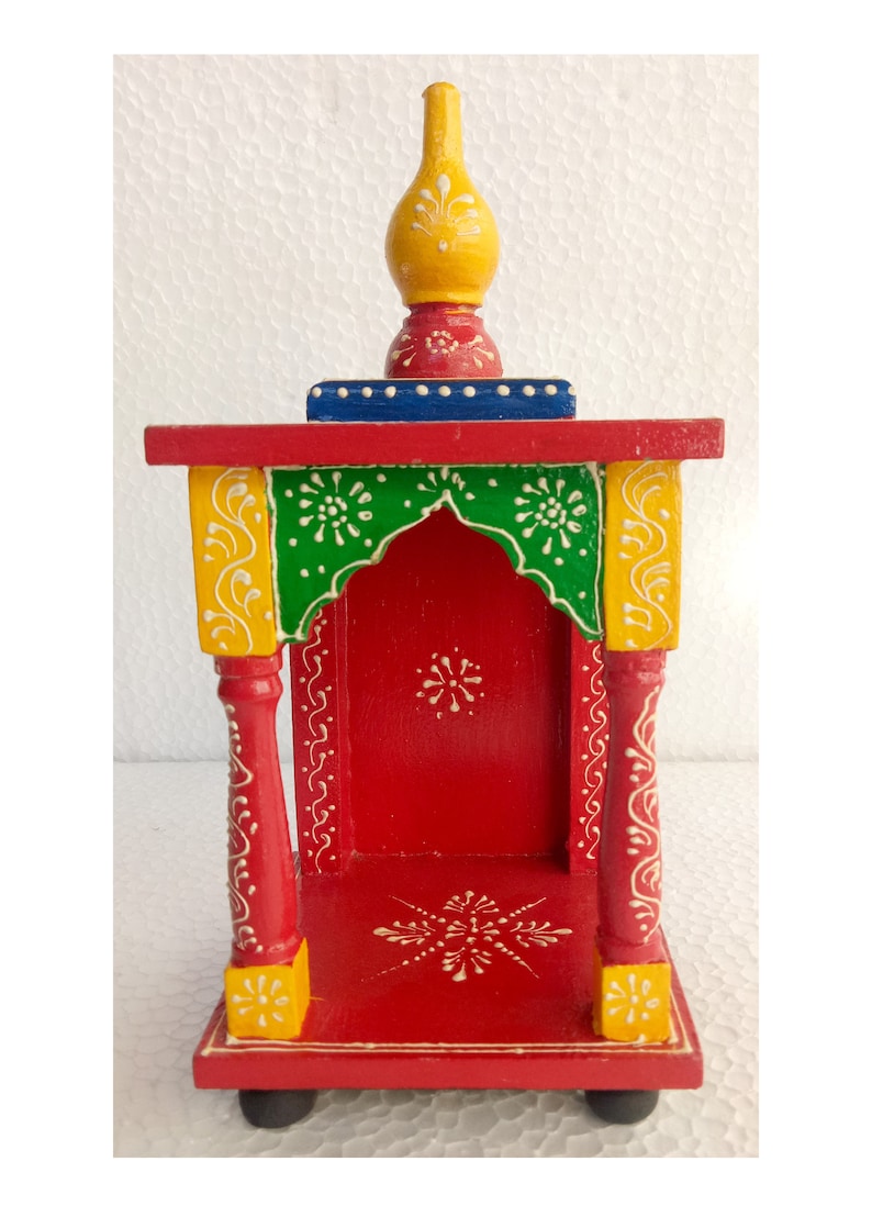 Wooden Temple Mandir Handcrafted Copper Handmade Mandir Pooja - Etsy