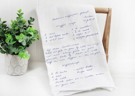 Custom Family Recipe Tea Towel Personalized Tea Towel Custom - Etsy