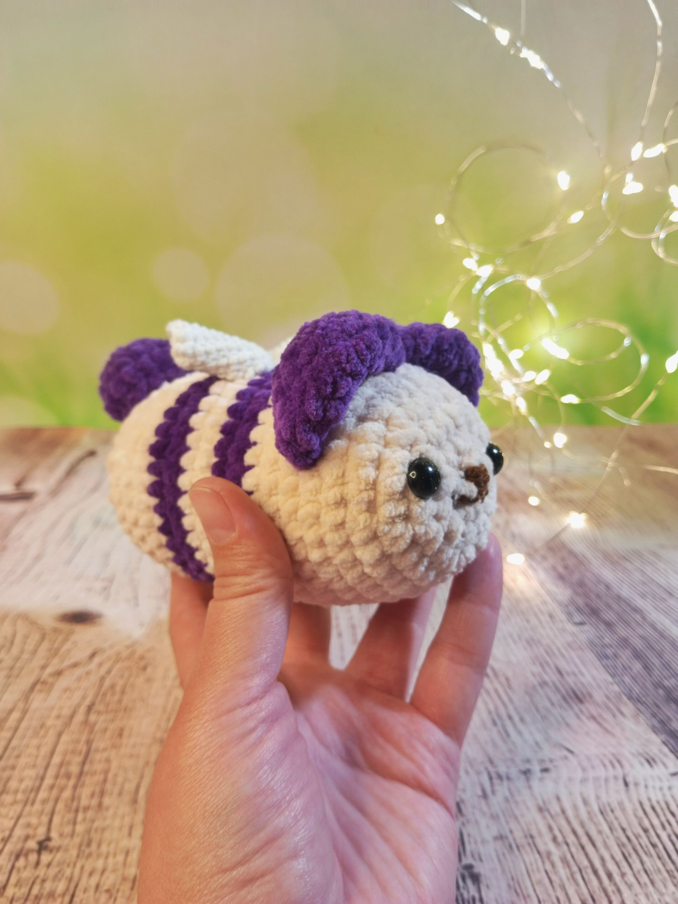 Crochet Cat Crochet Bee Plush Cat Bees Crochet Soft Gift - Etsy