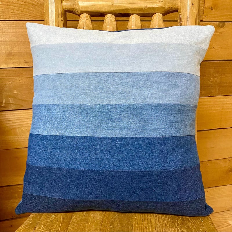 Denim Pillow Covers - Etsy