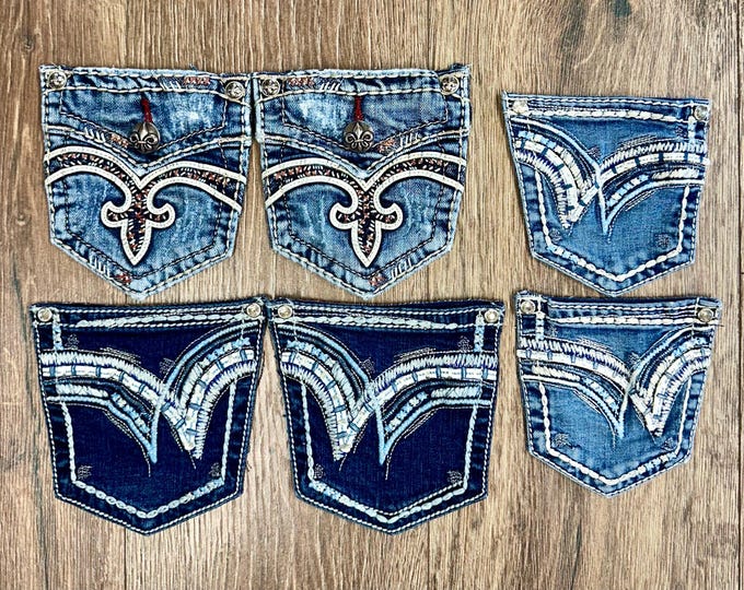 Designer Jean Pockets. Wedding Party Decor Favors Silverware Crafts ...
