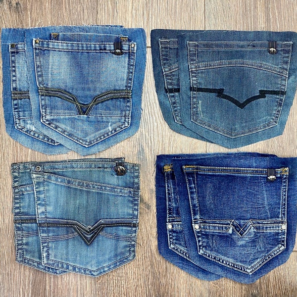 Denim Pockets - Etsy