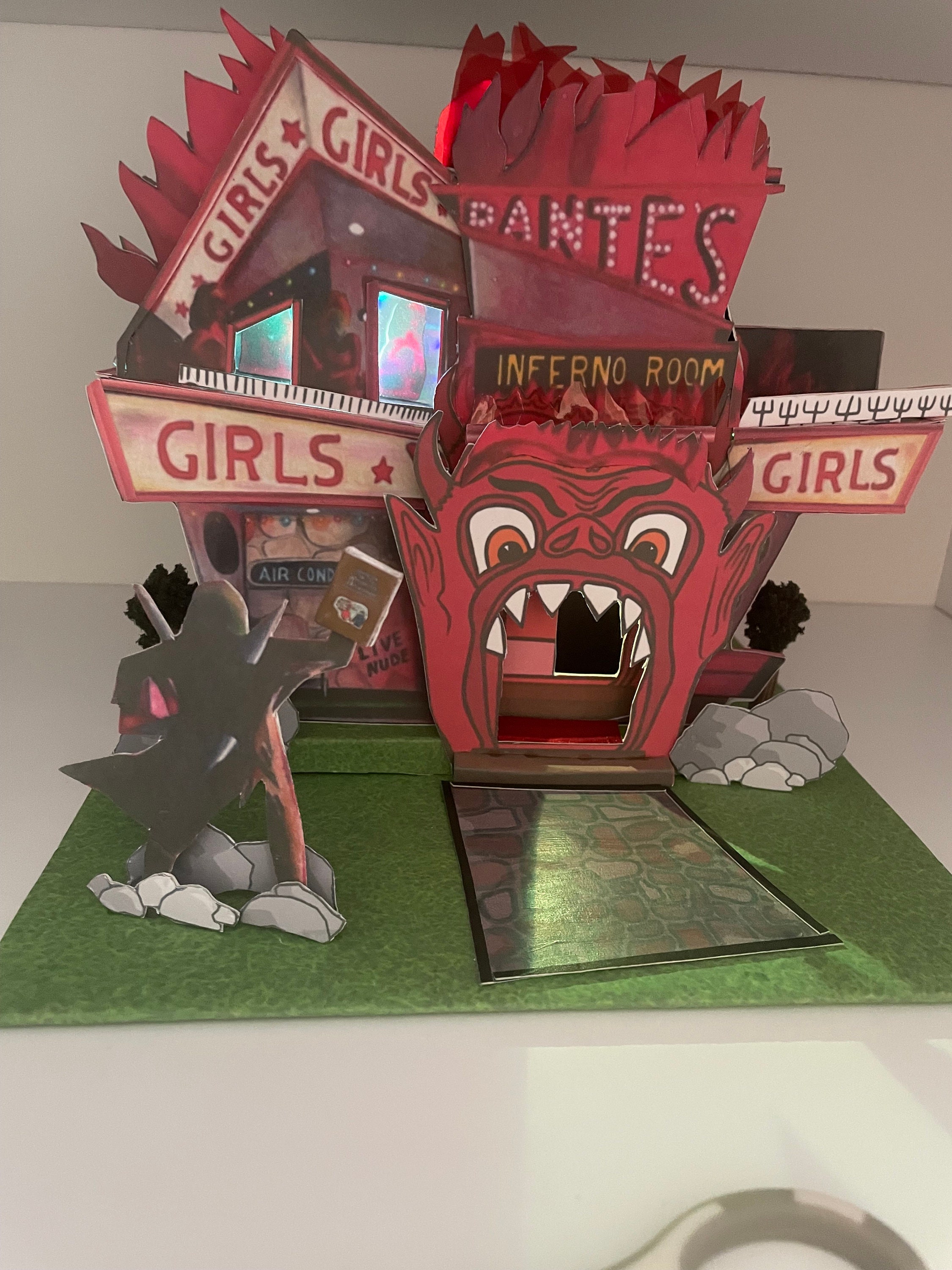 Dante’s Inferno, Lighted Miniature House - Etsy