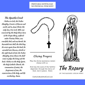 Free Rosary Cards To Print Printable Rosary Cards For Catholic Kids By