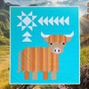 Mini Coos A Highland Cow Quilt Pattern From Art East Quilting Co ...