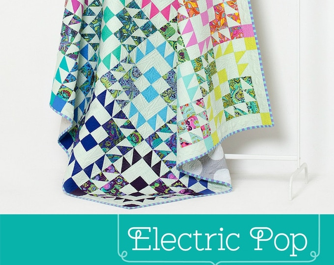 Electric Pop Quilt Pattern by Tied With Ribbon From Creative Abundance ...