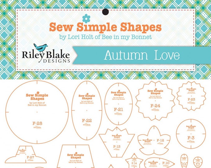 Lori Holt Autumn Love Quilt Template Set - Etsy
