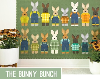 PRE-ORDER, the Bunny Bunch Quilt Kit by Elizabeth Hartman, Kitchen ...