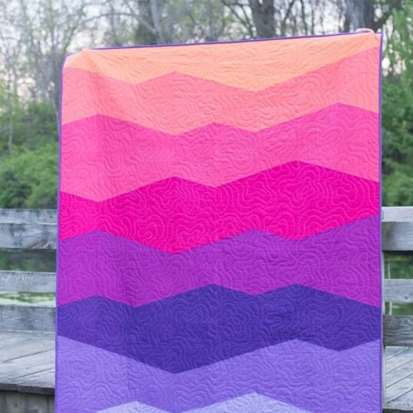 Sunset Quilt Pattern - Etsy