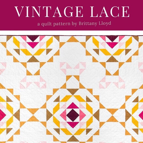 Vintage Lace Quilt Pattern From Lo & Behold Stitchery by - Etsy