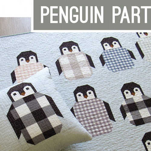 Penguin Party Quilt Pattern by Elizabeth Hartman - Etsy