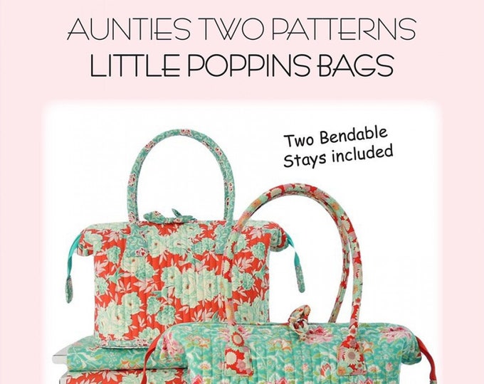 Little Poppins Bag Pattern From Aunties Two by Mcleod, Carol - Etsy