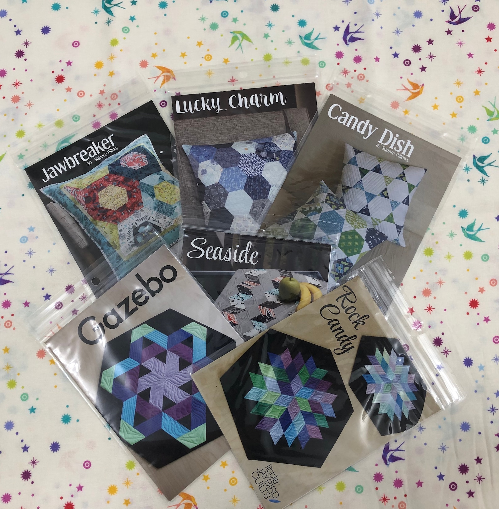 Pattern Bundle of Jaybird Quilts Journey to Nebula Sew Along - Candy ...