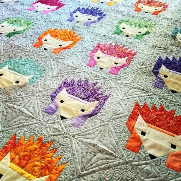 Hedgehog Quilt - Etsy
