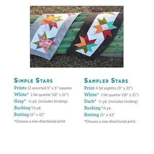 Desert Stars Quilt Table Runner Pattern - From Atkinson Designs - Etsy ...