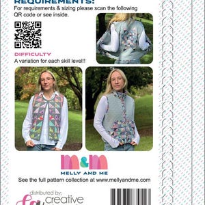 Britney Vest Pattern - Melly and Me - Etsy