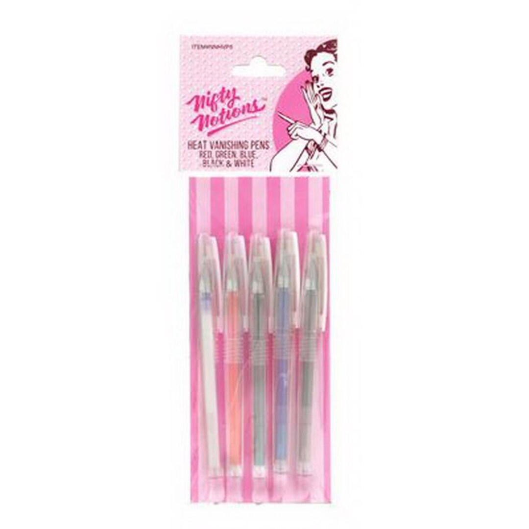 Nifty Notions Heat Vanishing Pen Set 5ct - NNHVP5 - Etsy