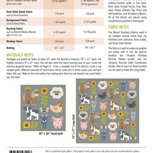 Fab Farm Quilt Pattern or Kit Options - Elizabeth Hartman Pattern ...
