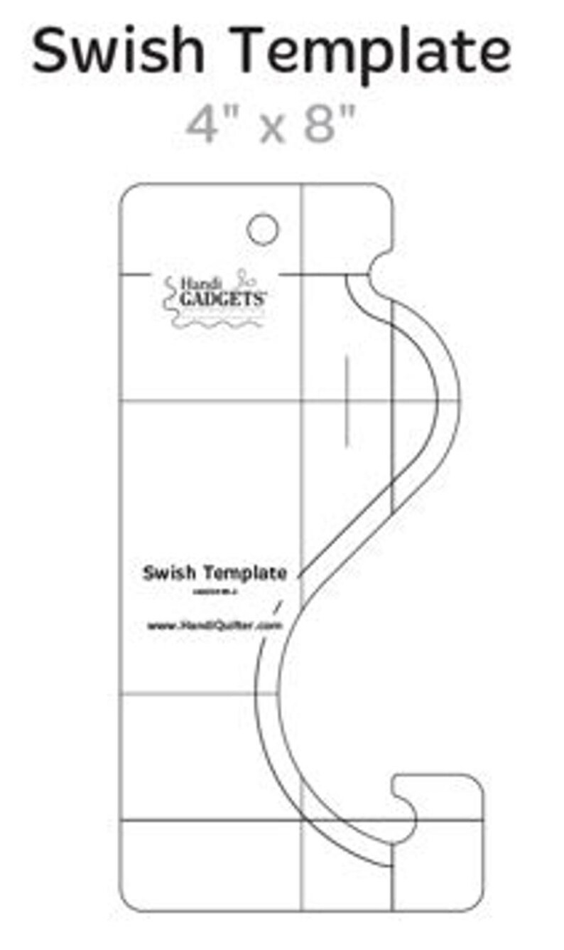 HQ - Swish Template - Accurate Tools for Longarm Quilting - Etsy