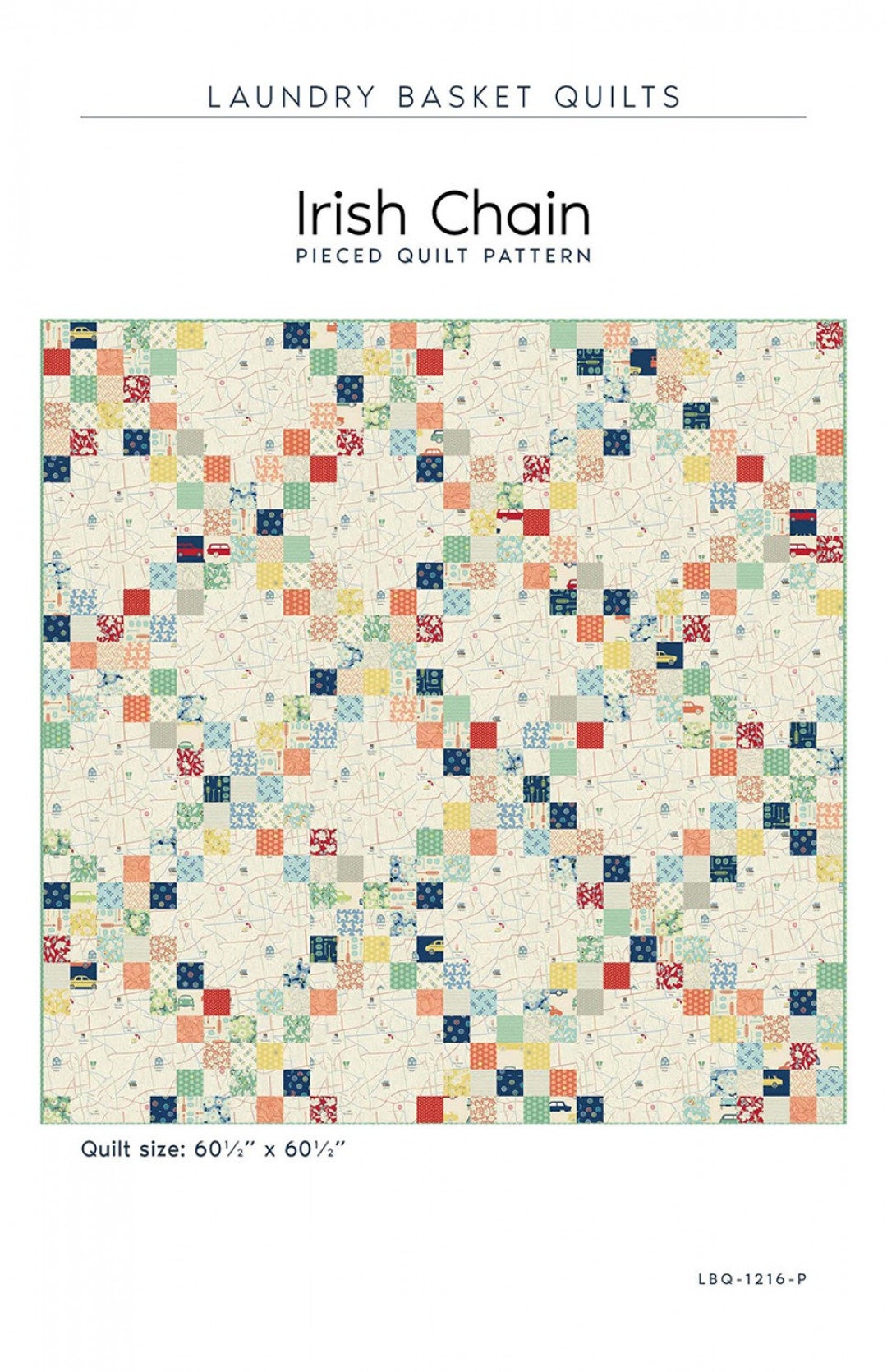 Irish Chain Quilt Pattern - Laundry Basket Quilts - Etsy