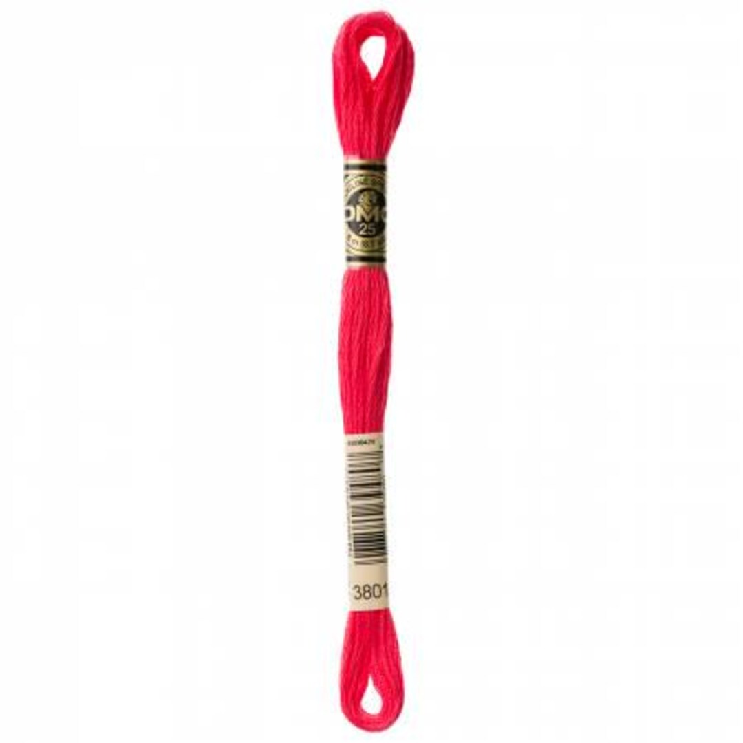 DMC Six Strand Embroidery Floss - 3801 - 3802 - 3803 - 3804 - 3805 ...