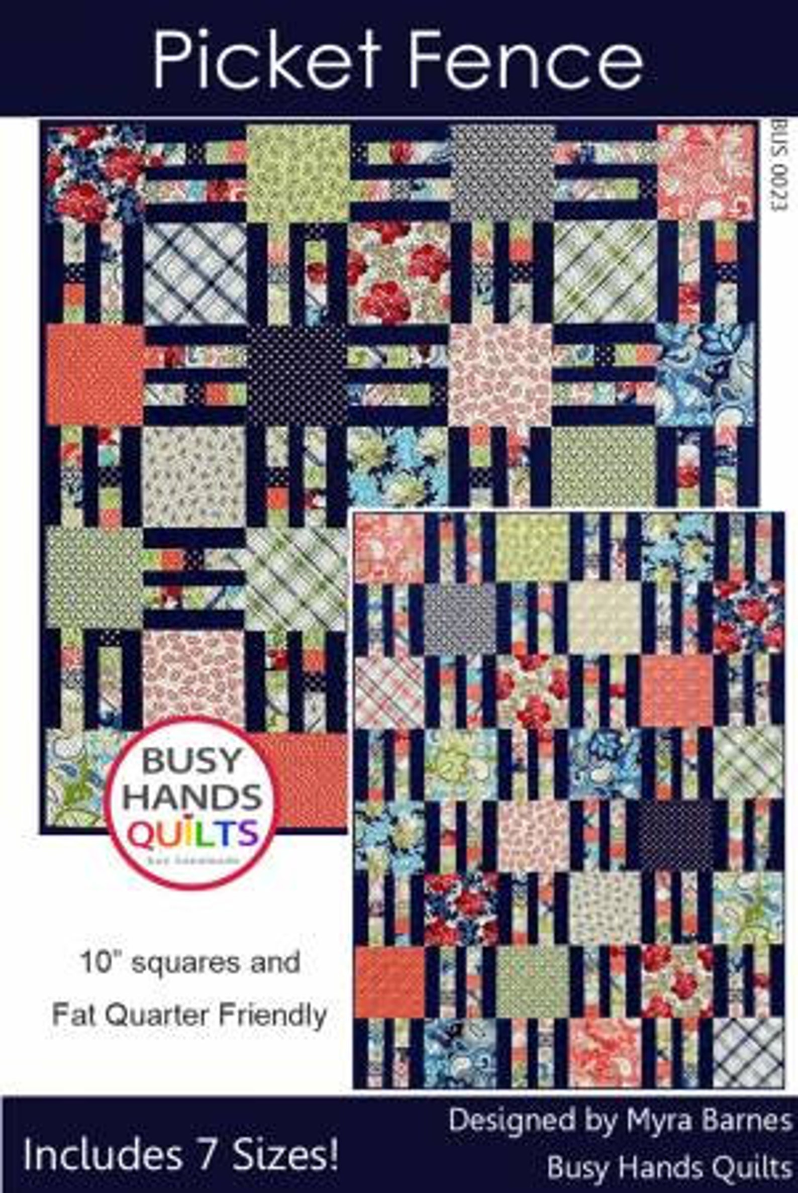 Picket Fence Quilt Pattern Busy Hands Quilts - Etsy Ireland