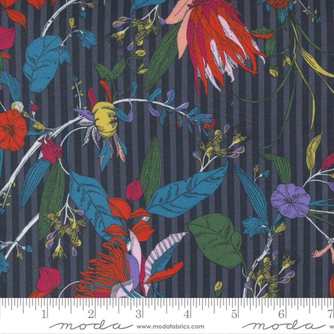 Moda Jen Kingwell the Lookout Washed Black 18210 19 - Etsy