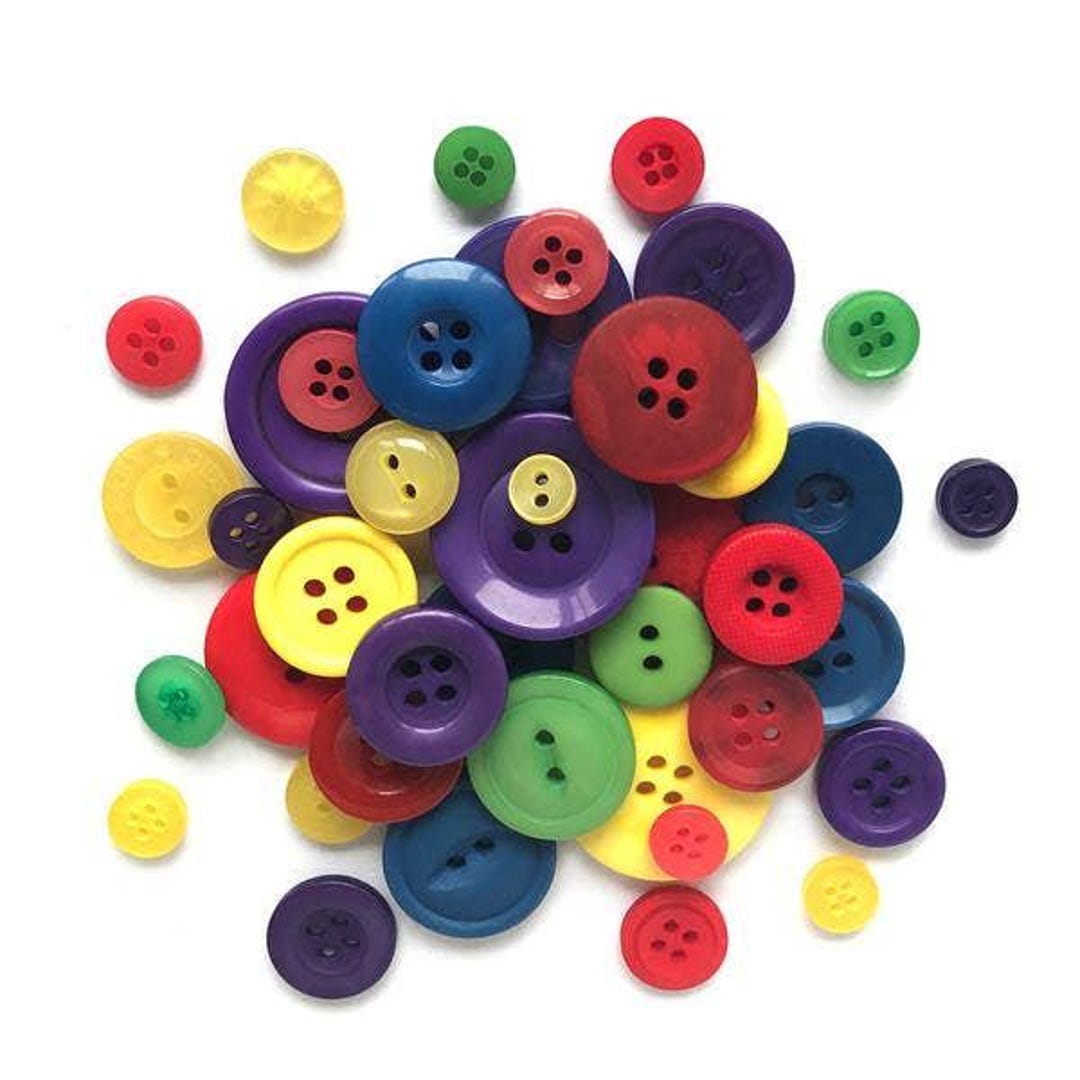 Buttons Galore and More - Primary Colors - Etsy