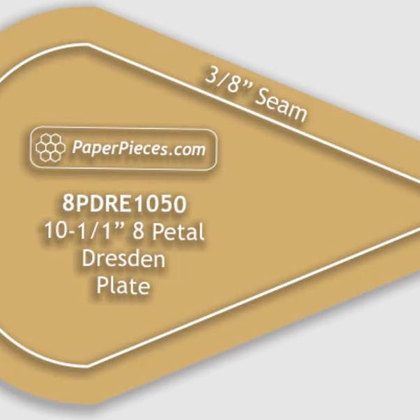 Dresden Paper Pieces - Etsy