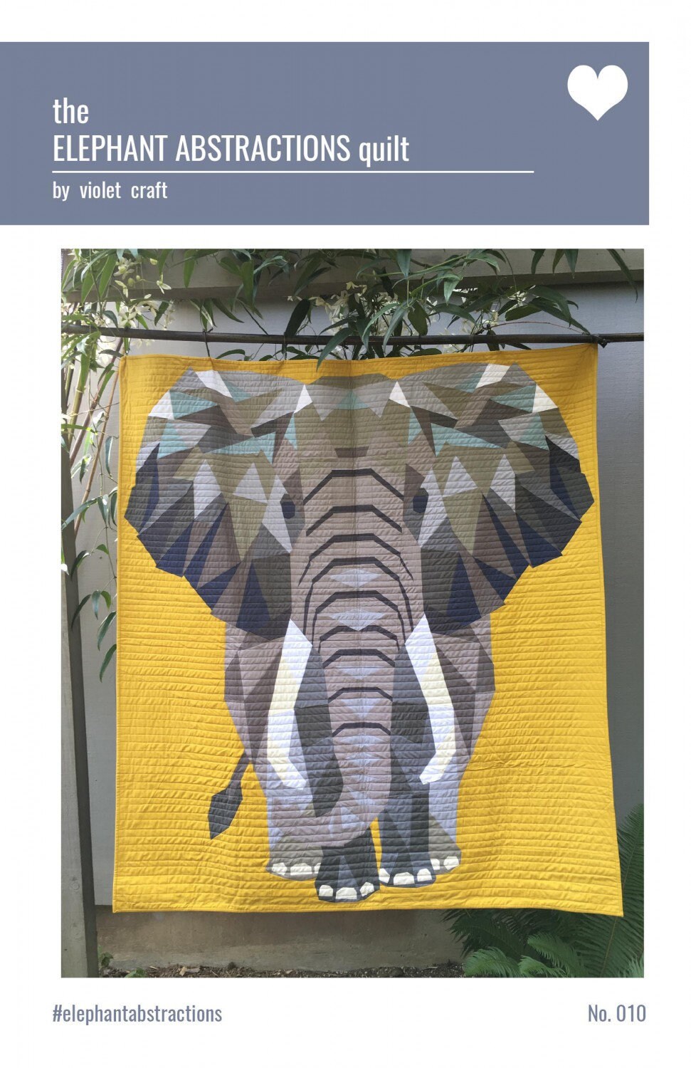 Elephant Abstractions Quilt KIT or Pattern by Violet Craft - Etsy