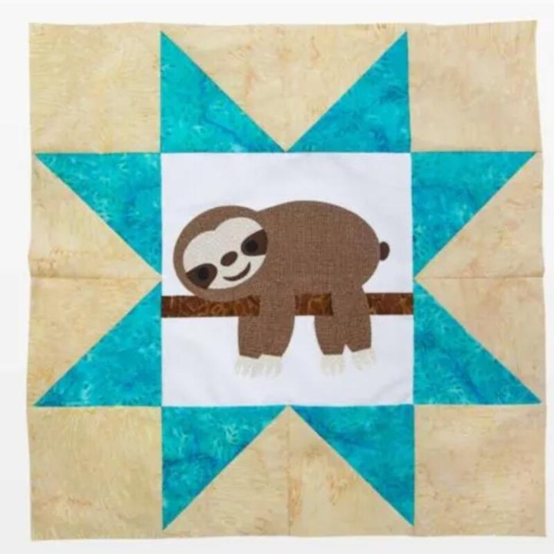 Sloth Quilt Pattern - Etsy