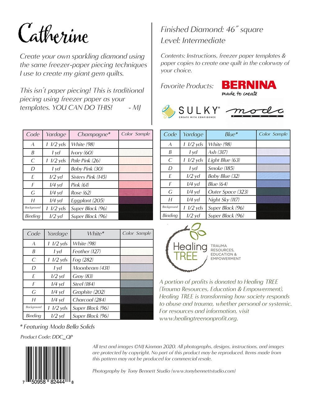 Diamond Quilt Pattern From MJ Kinman catherine Diamond Quilt - Etsy