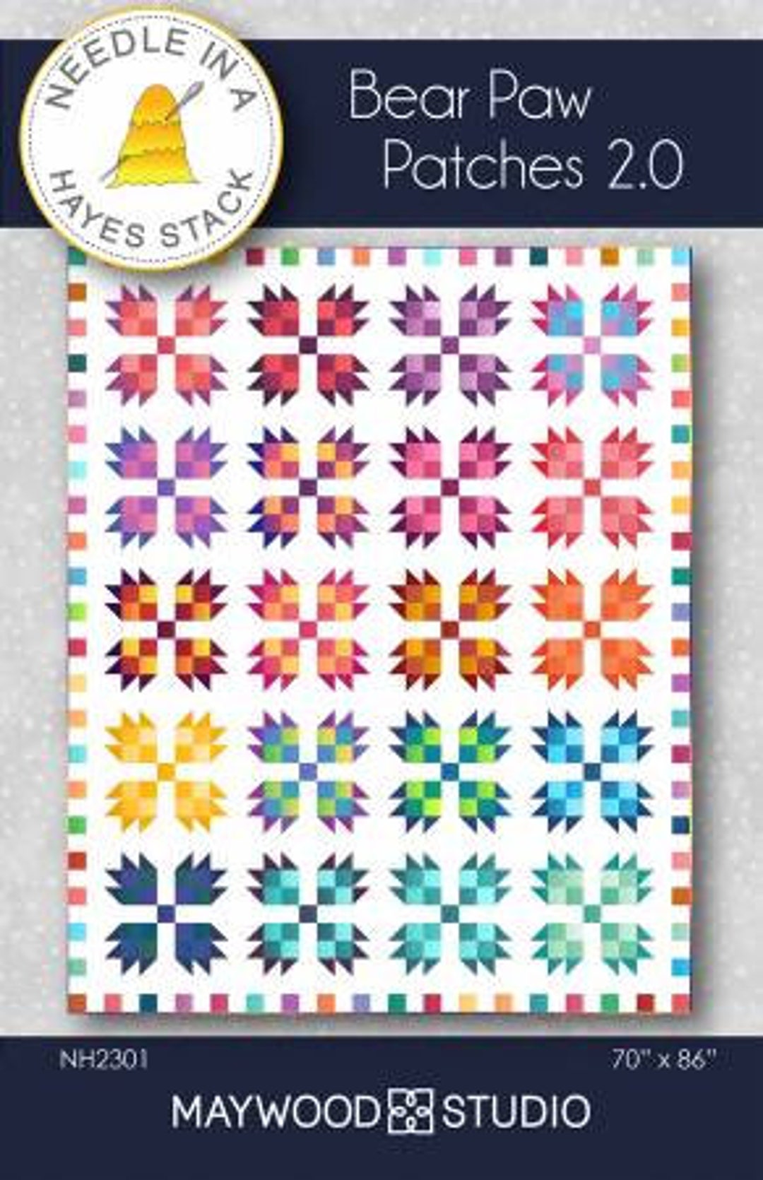 Bear Paw Patches Quilt Pattern - Maywood Studio - Etsy