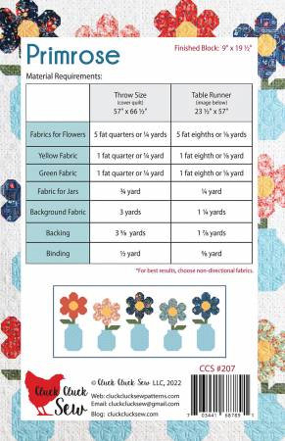 Forget Me Not - Primrose Quilt Kit - Etsy