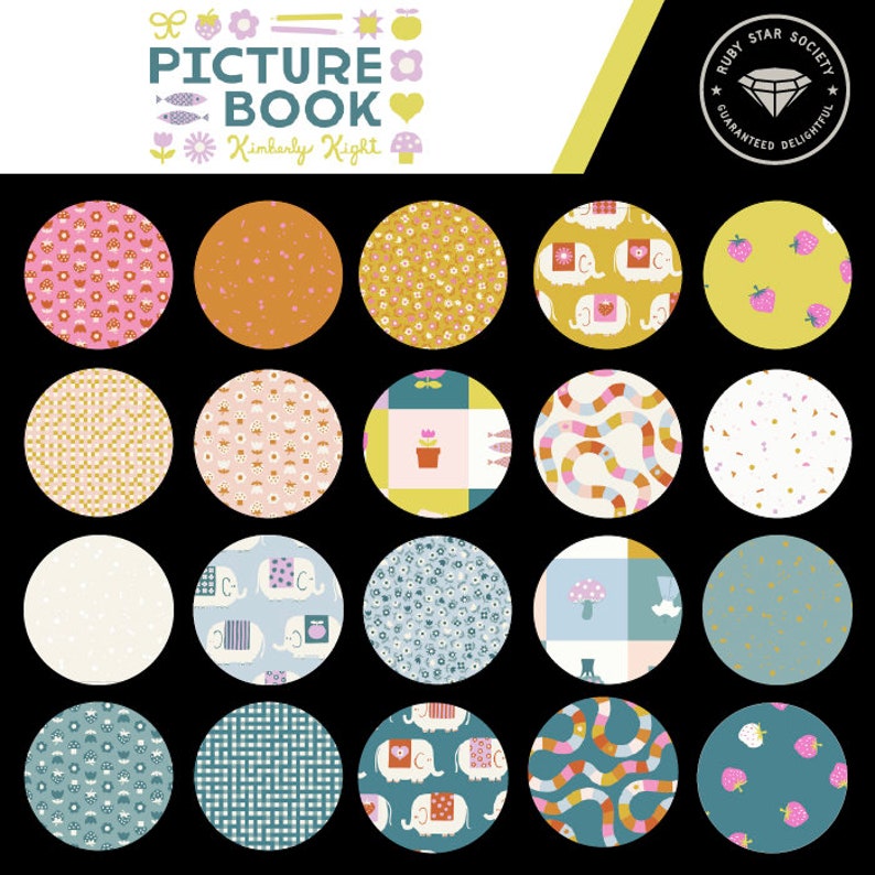 Picture Book Game on Cream Soda RS3070 11 Ruby Star - Etsy