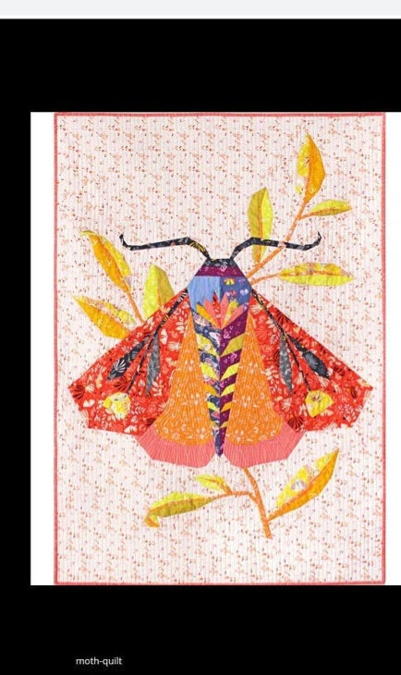 The Moth Quilt Pattern Tamara Kate - Aerial Fabrics by Windham - Etsy UK