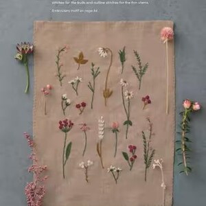Beautiful Botanical Embroidery Book - Alice Makabe - Etsy