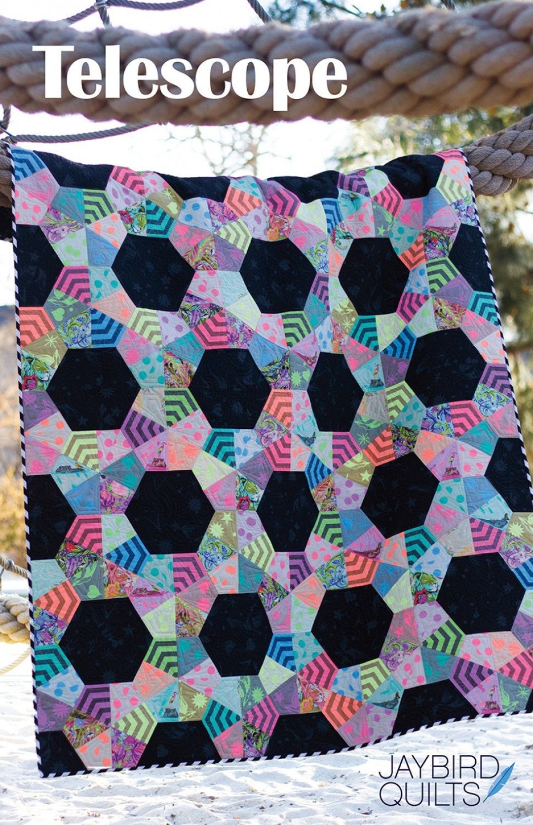 PREORDER Telescope Quilt Pattern OR Kit by Jaybird Quilts Tula Pink ...