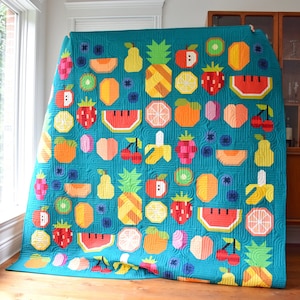 The Produce Section Quilt Pattern From Elizabeth Hartman- OPTIONS - Etsy