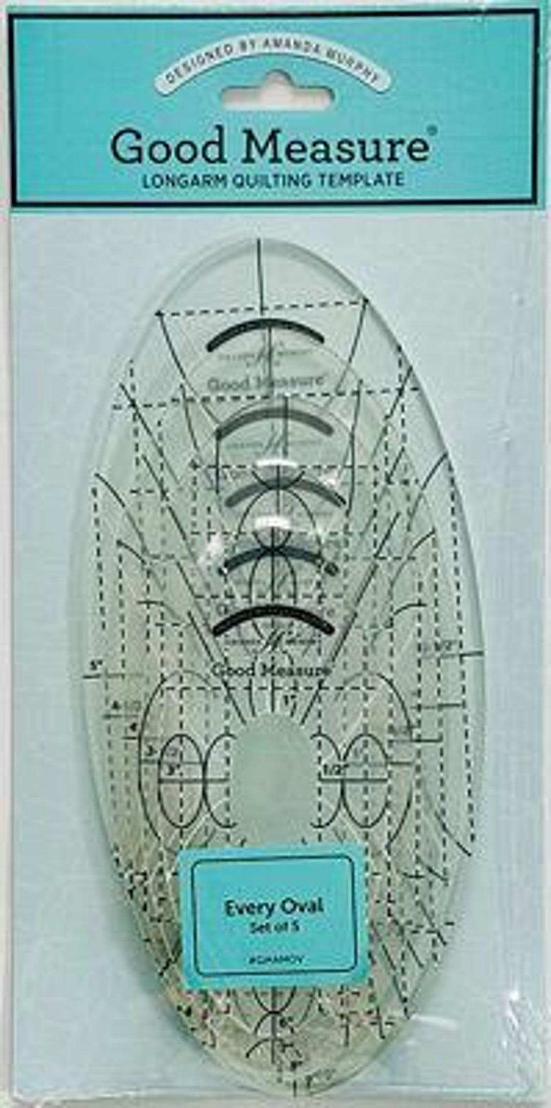 Good Measure - Amanda Murphy Every Oval Templates - 5 Pc - Etsy