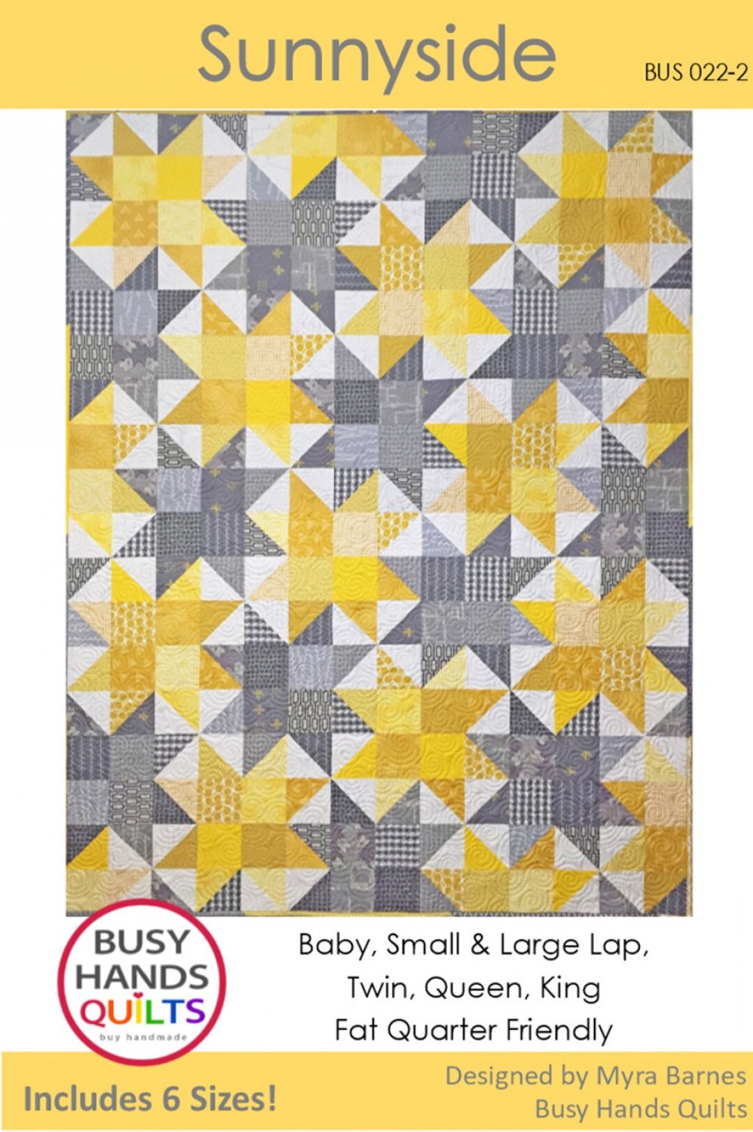 Sunnyside Quilt Pattern - Busy Hands Quilts - Etsy