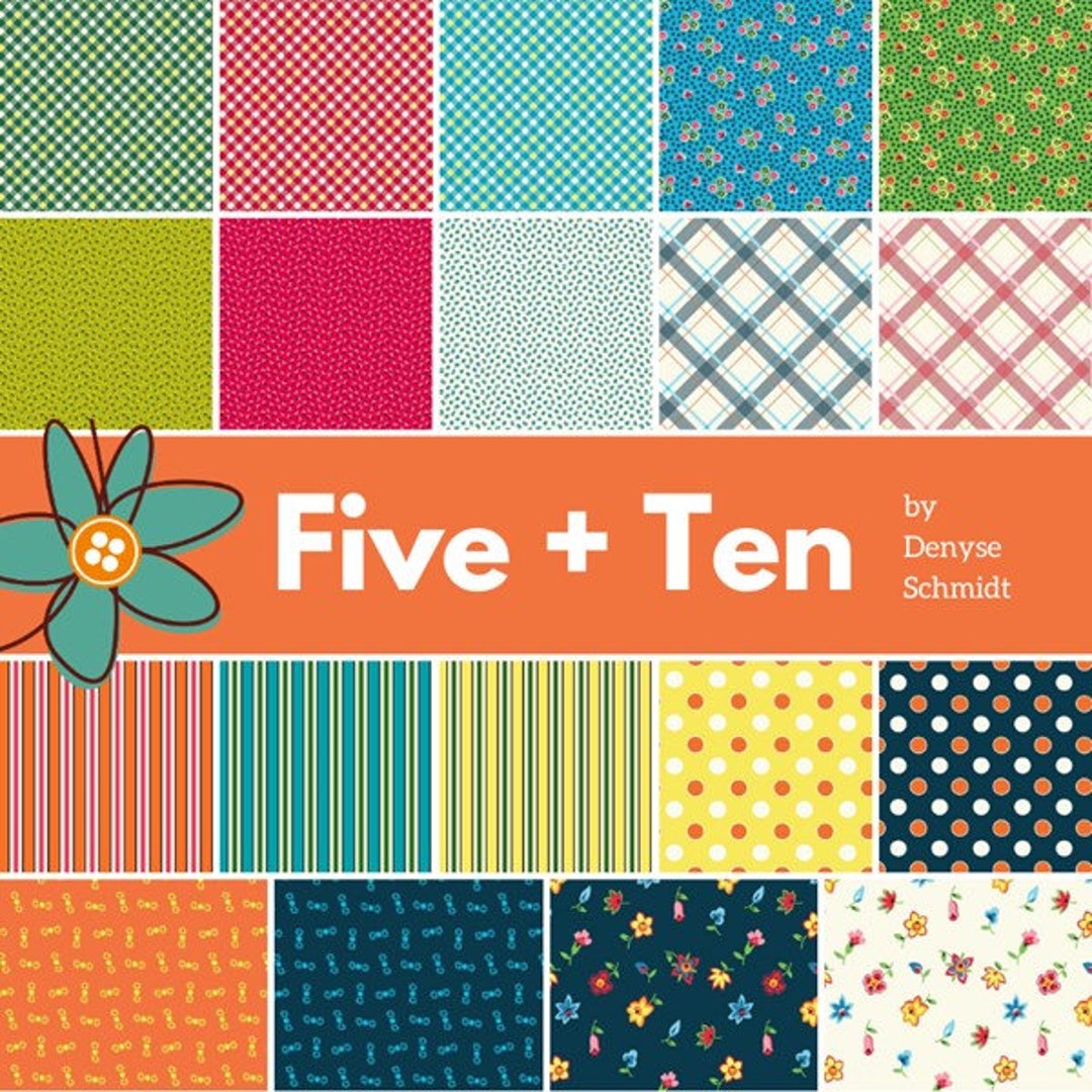 Windham Fabrics - Five + Ten Bundle - Etsy