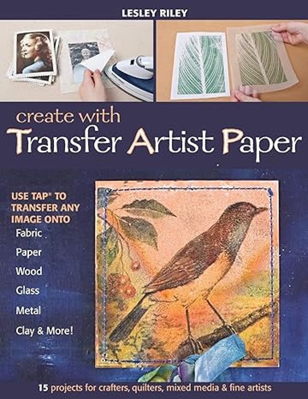 Create With Transfer Artist Paper Book by Lesley Riley - Etsy