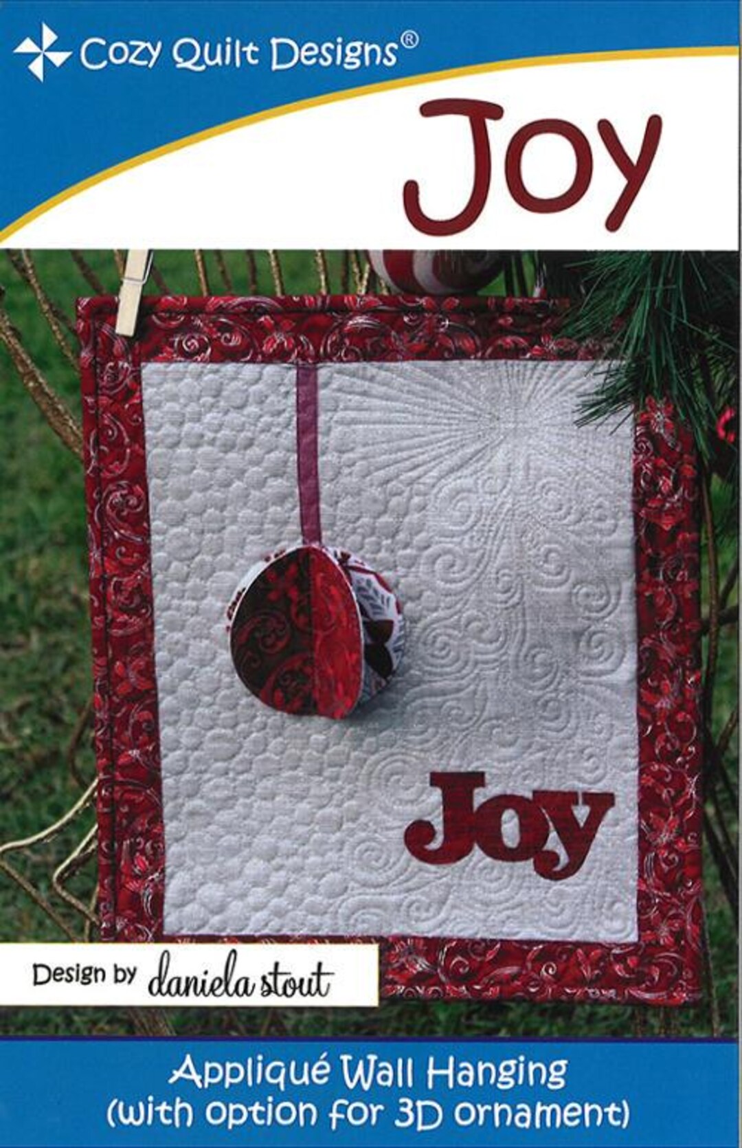 Cozy Quilt Designs - Joy - Applique Wall Hanging by Daniella Stout - Etsy