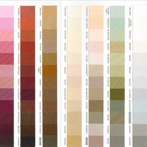 Kona Cotton Color Card - Robert Kaufman Fabrics - Sample Card - Etsy