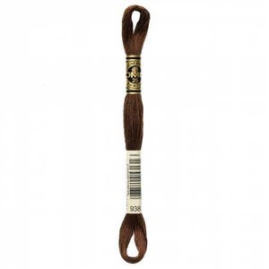 DMC Six Strand Embroidery Floss - 934 - 935 - 936 - 937 - 938 - 939 ...
