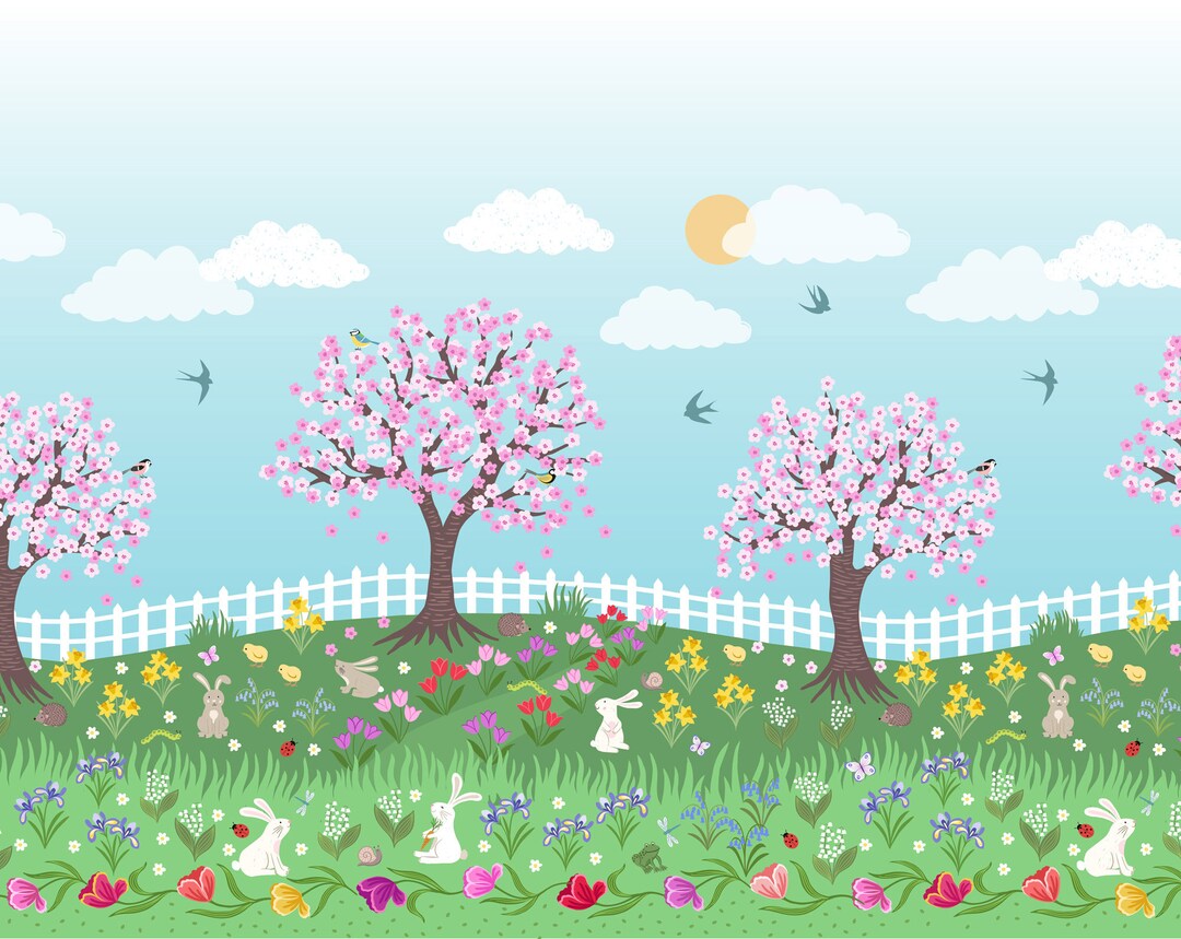 Lewis and Irene - Small Things - Border Print - SM97 - Etsy