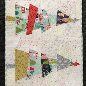 Custom Curated Crazy Christmas Trees Quilt Pattern or Kit - From Cut ...